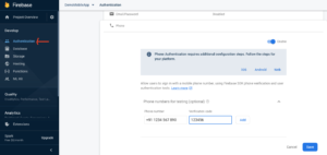 Firebase Phone number authentication IONIC (Android): - Techcedence